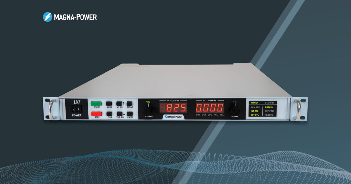 Magna-Power Expands SL Series Programmable DC Power Supplies to 10 kW in 1U with 18 New Models ...