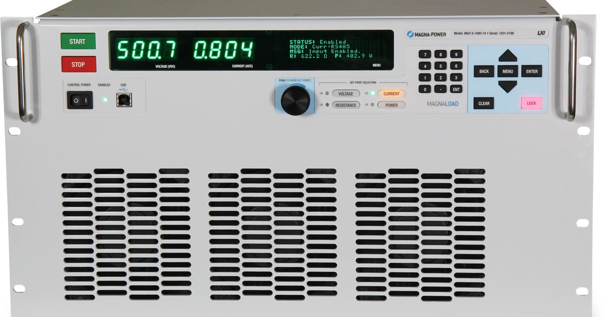 ARx Series - Active Resistance Programmable DC Electronic Load, Air ...
